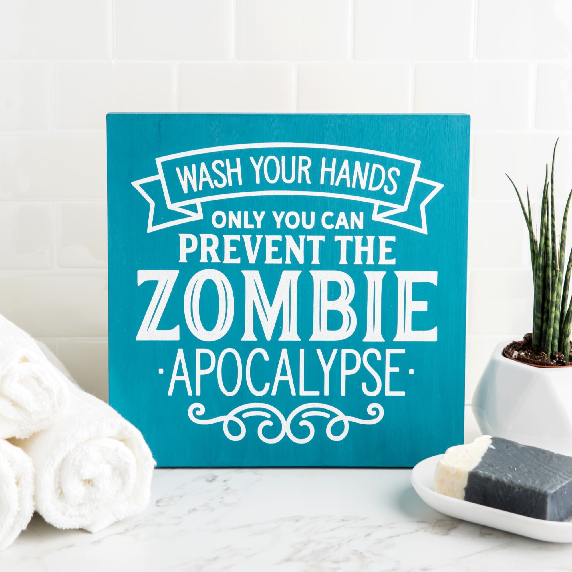 Zombie Bathroom Decor